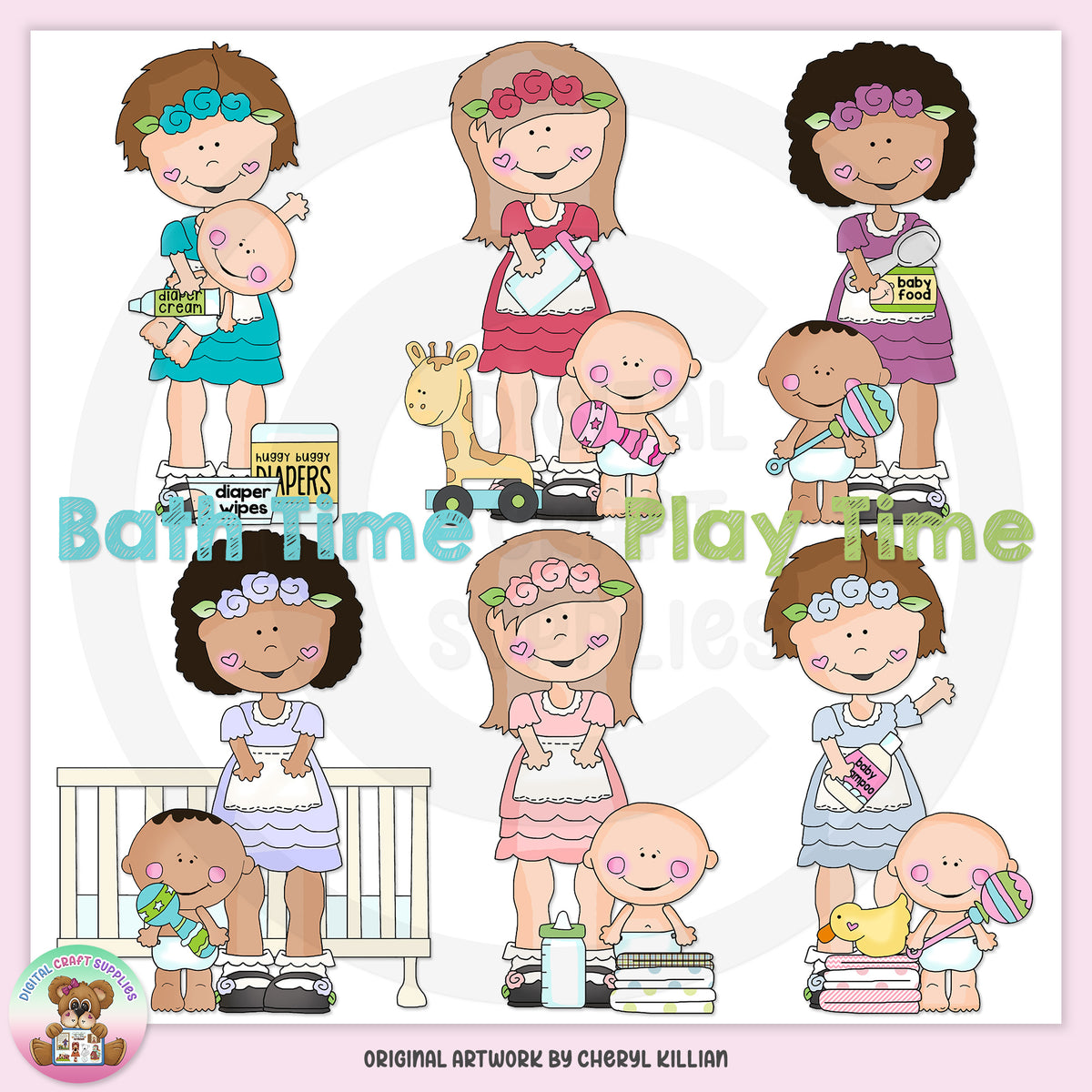 Little Mama - Clip Art - DCS Exclusive – Digital Craft Supplies