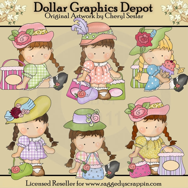 Agnus Loves To Shop - Clip Art – Digital Craft Supplies