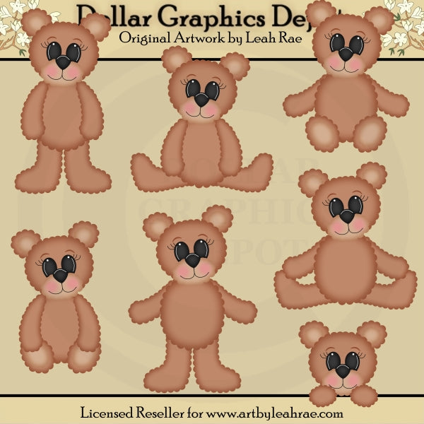 Bears 1 - Clip Art – Digital Craft Supplies