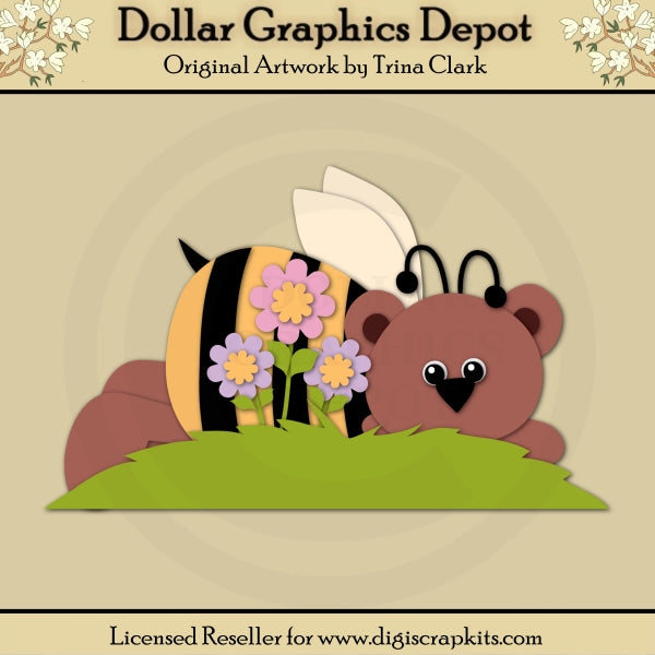 Bumble Bear 1 - Cutting Files – Digital Craft Supplies