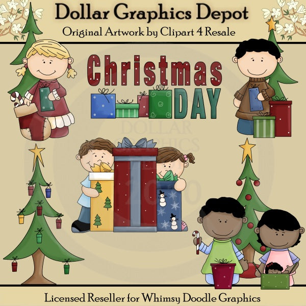 Christmas Morning - Clip Art – Digital Craft Supplies