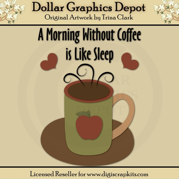 Coffee Thyme 1 - Cutting Files – Digital Craft Supplies