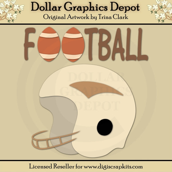 Football 2 - Cutting Files – Digital Craft Supplies