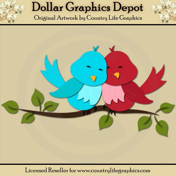 Love Birds - Cutting Files – Digital Craft Supplies