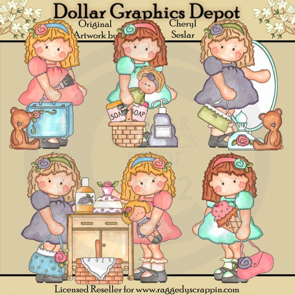 Lucy Rae - So Girly - Clip Art – Digital Craft Supplies