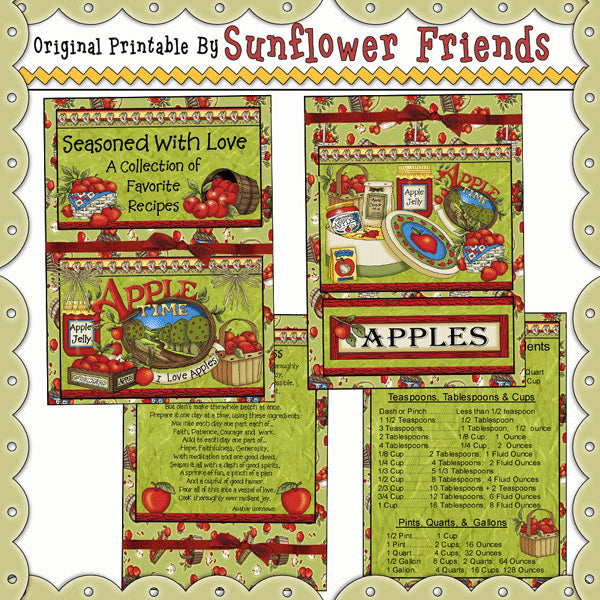 Apple Orchard Recipe Book – Digital Craft Supplies