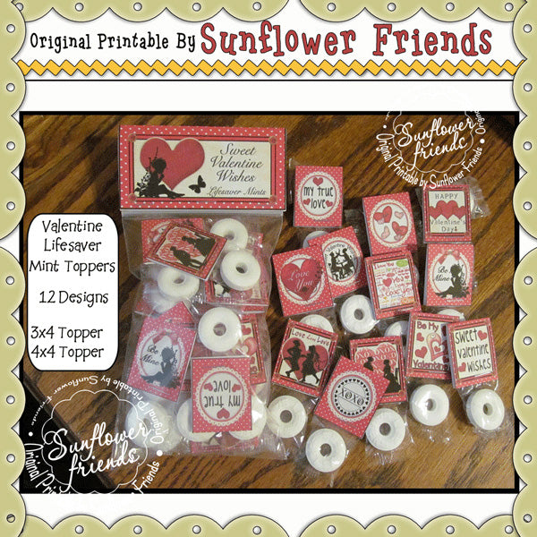 Valentine Sweet Wishes_Lifesaver Mint Toppers – Digital Craft Supplies