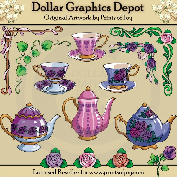 Tea Time – Digital Craft Supplies