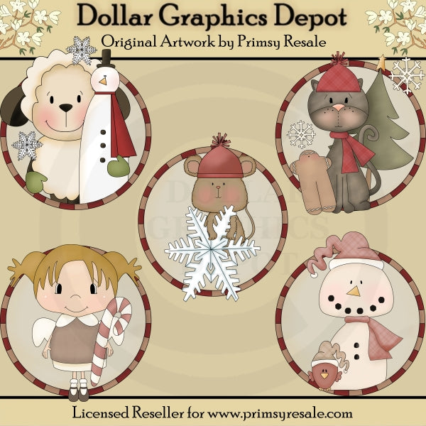 Winter Scenes - Clip Art – Digital Craft Supplies