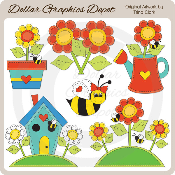 Summer Stitches - Clip Art – Digital Craft Supplies