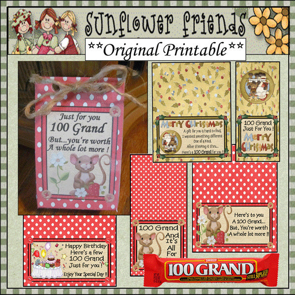 100 Grand Toppers – Digital Craft Supplies