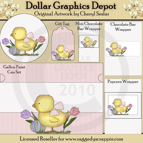 Easter Chick - Wrapper Set – Digital Craft Supplies