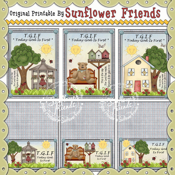 Today God Is First (TGIF) – Digital Craft Supplies