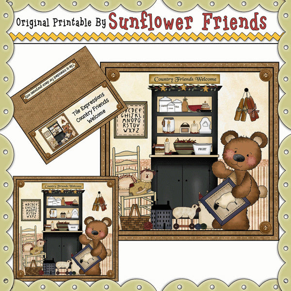 Country Friend Glass Block & Tile Set (23) – Digital Craft Supplies