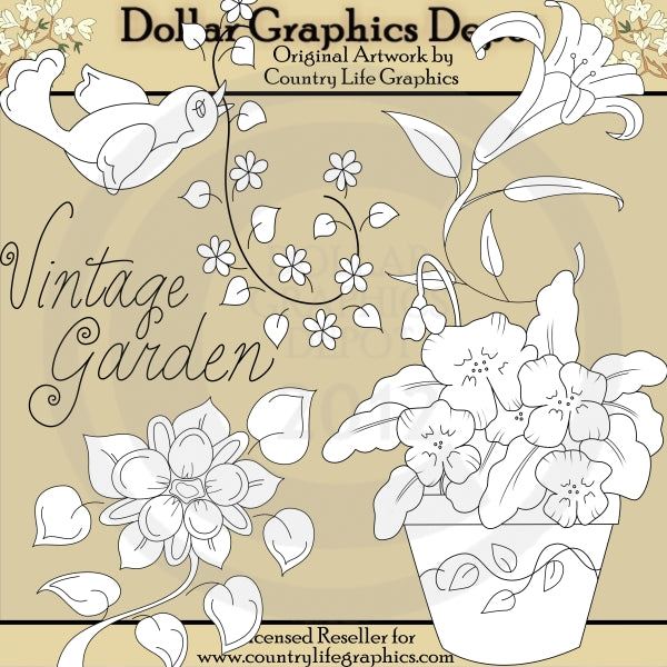 Vintage Garden (DS) – Digital Craft Supplies