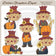 Fall Scarecrows - Clip Art – Digital Craft Supplies