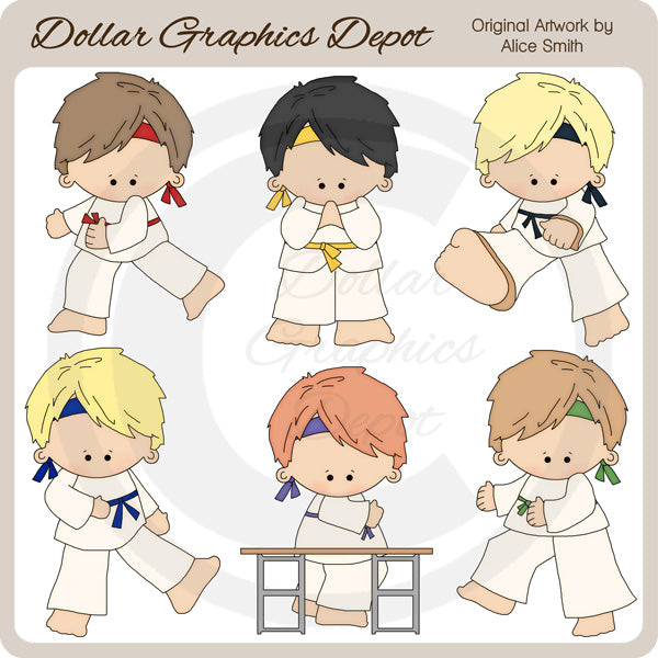 Karate Clip Art Kids Karate Kid Clip Art Vector Images (86)