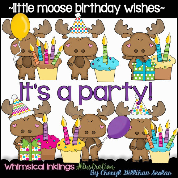 Little Moose...Birthday Wishes – Digital Craft Supplies