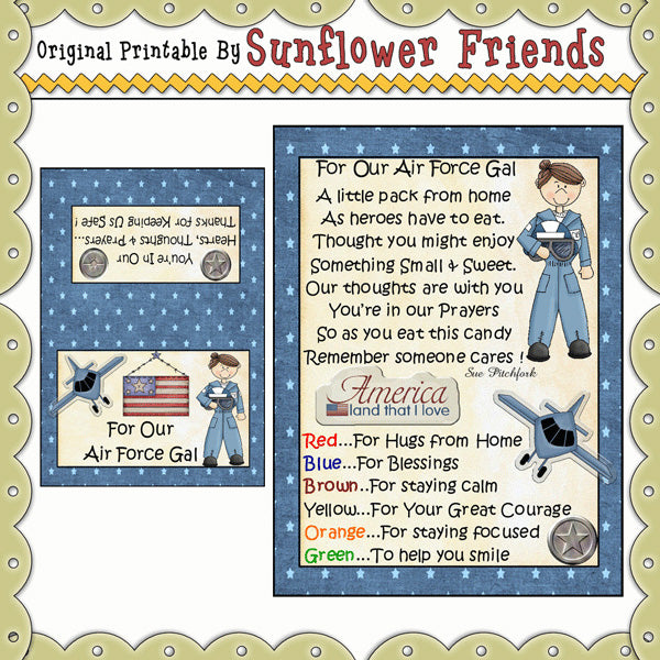 Air Force Lady *MM369 – Digital Craft Supplies