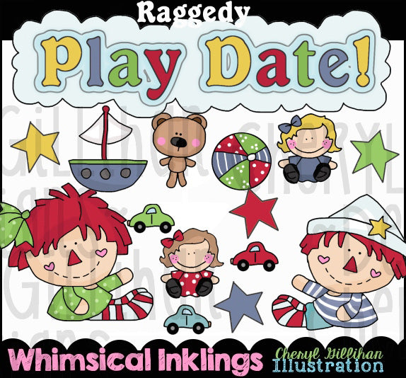 Raggedy Play Date...Graphic Collection (WI) – Digital Craft Supplies